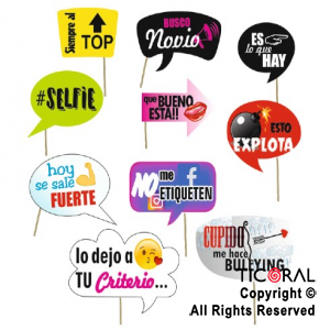 PHOTO PROPS- MARCO PARA FOTO | Ticoral Express | Cotillón y Repostería ...