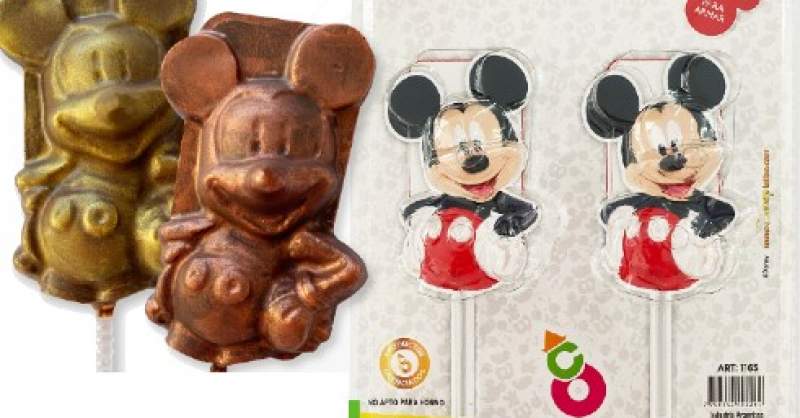 MOLDE PLACA PALETA MICKEY X 1