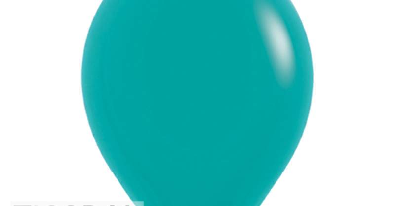 GLOBO GLOBOLANDIA 12" PERLADO TURQUESA x 25